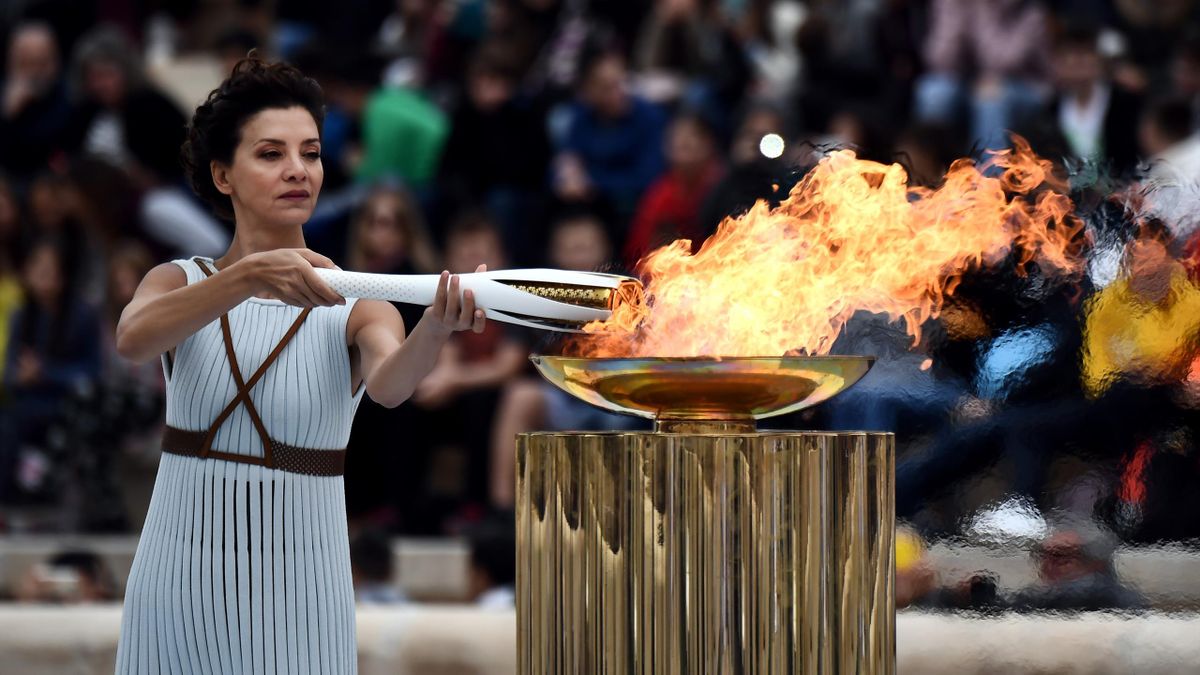 winter olympic flame