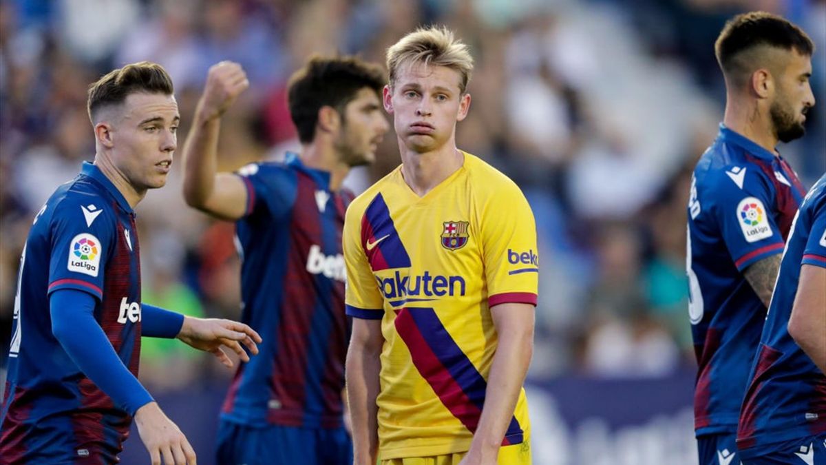 Levante upset leaders Barcelona - TNT Sports