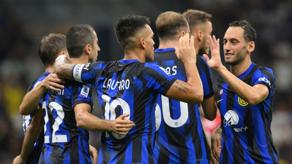 Inter Milan 2-0 AC Monza - Lautaro Martinez on target as new captain to ...