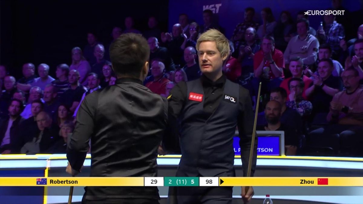 Neil Robertson dumped out of UK Championship 2023 by inspired Zhou ...