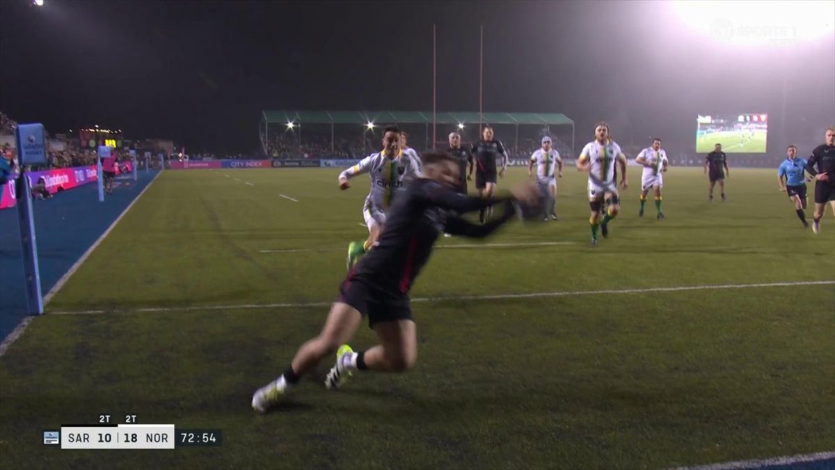 Saracens 12-18 Northampton: Saints make off with famous win against ...