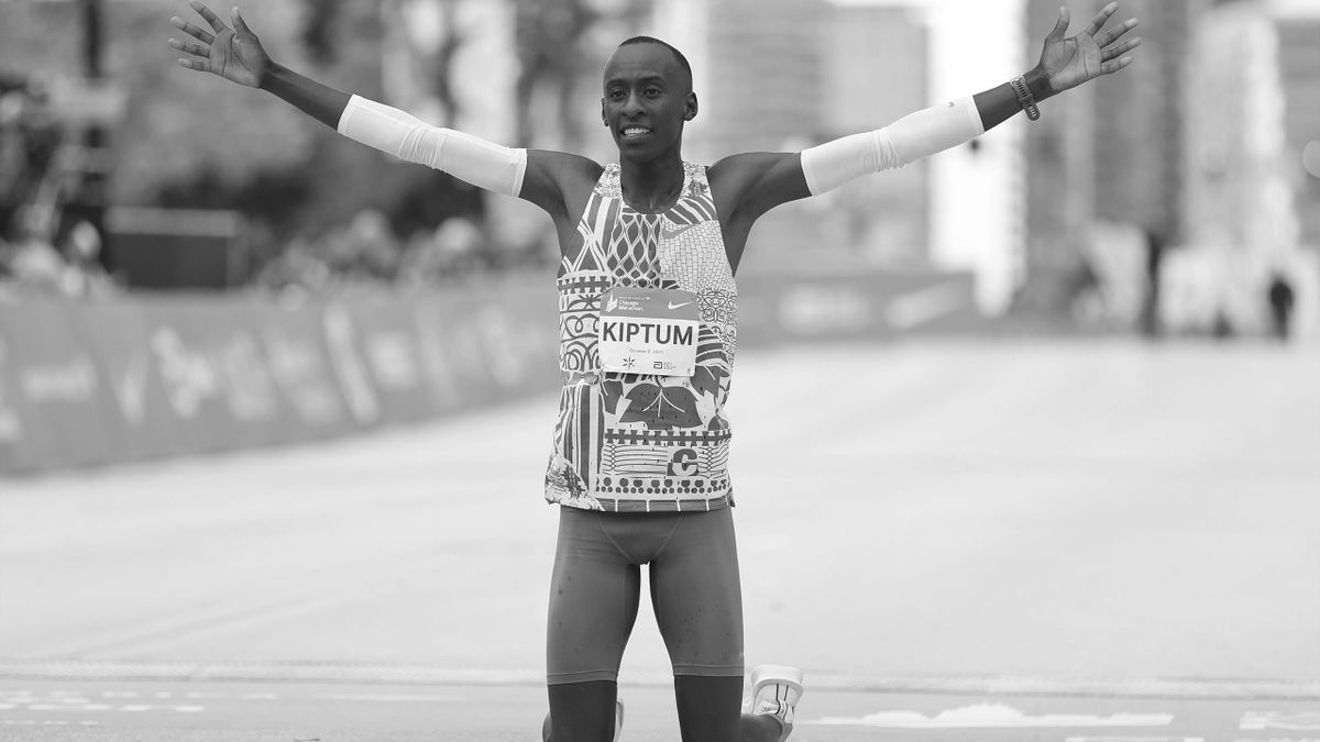 kenyan marathon runner record