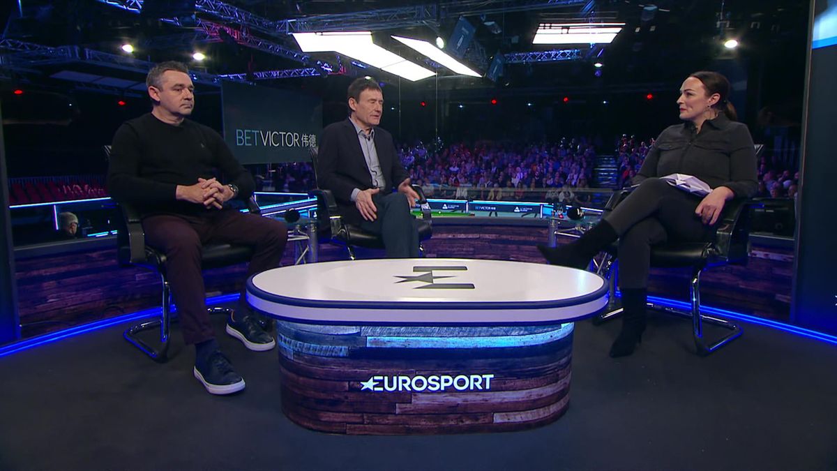 Players Championship 2024: Mark Allen battles past Zhang Anda in ...