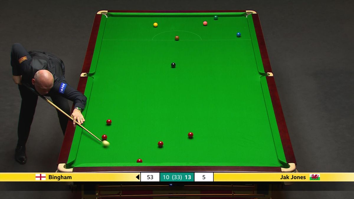 World Snooker Championship: Jak Jones completes win over Stuart Bingham ...
