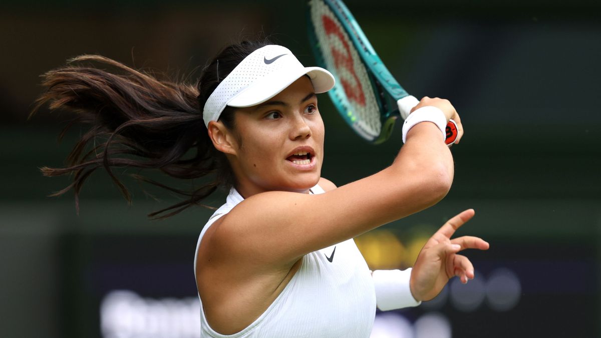 Wimbledon: Britain's Emma Raducanu seals impressive opening win over ...