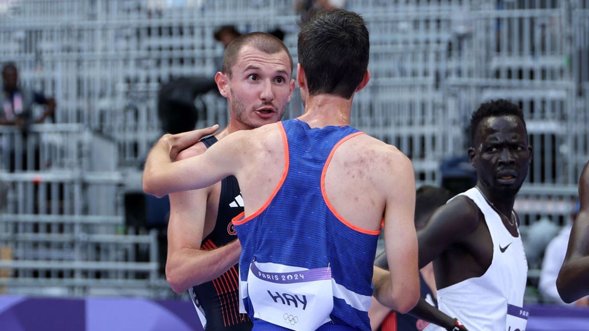 Team GB's George Mills falls in chaotic 5000m, then pushes France's ...