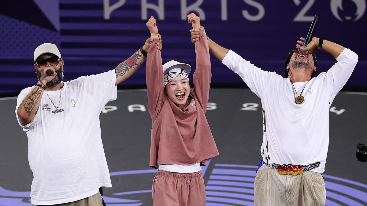 Phil Wizard beats Dany Dann to B-Boys gold in men's breaking Olympic ...