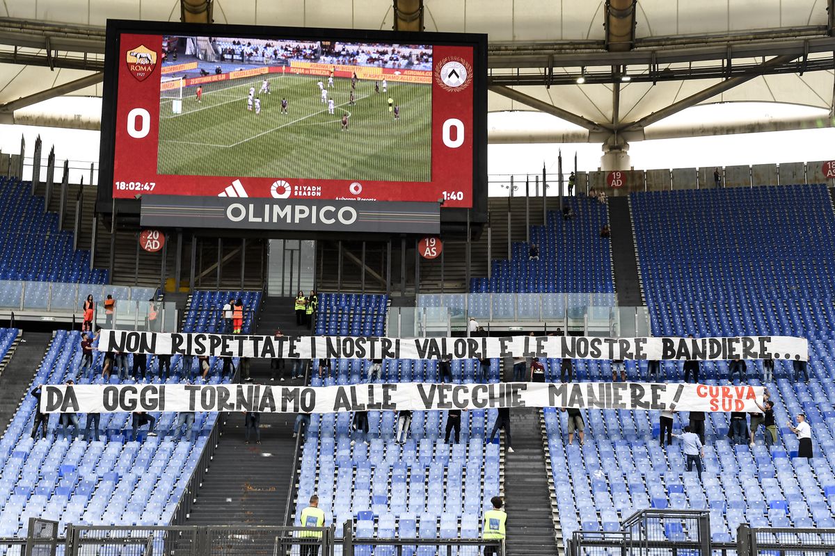 Why are AS Roma fans boycotting matches? Why are fans upset with owner ...