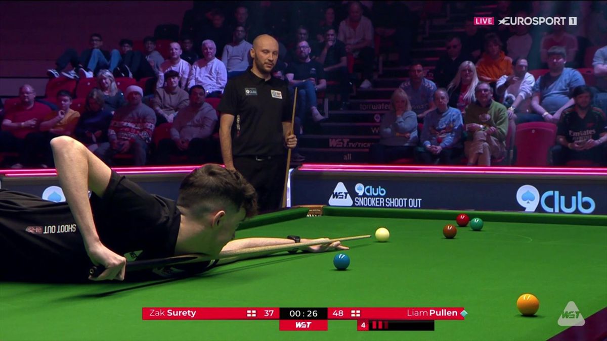 Snooker Shoot Out: Referee wrongly calls foul against Long Zehuang ...