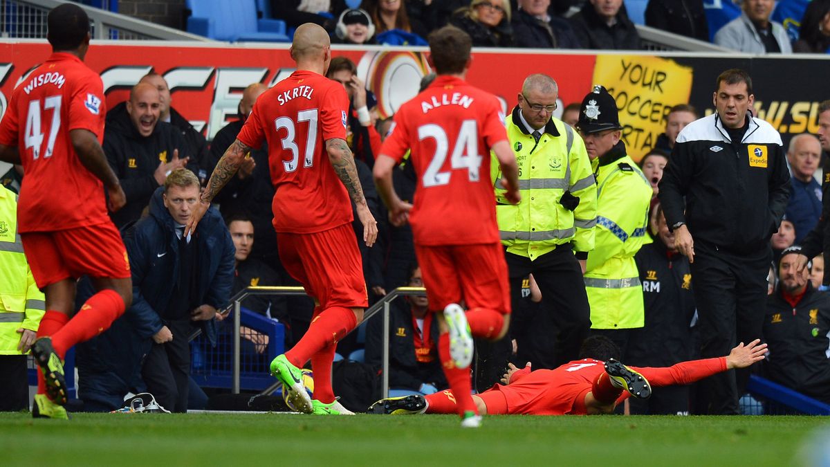 Teammate fights, dives and last-minute drama: Best Everton v Liverpool ...