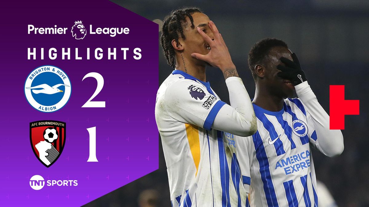 Brighton 2-1 Bournemouth - Danny Welbeck nets winner as Seagulls clinch ...
