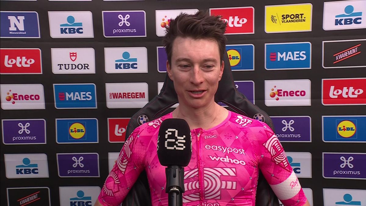 How Neilson Powless stunned 'selfish' Wout van Aert after 'huge mistake' in 3v1 sprint finale at ...