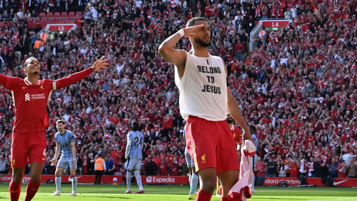 Liverpool 5-1 Tottenham Hotspur - Reds clinch Premier League title with ...
