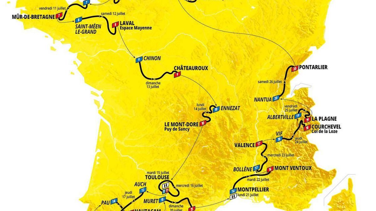 Tour de France 2025: Stage guide for the all-French 112th edition - six ...
