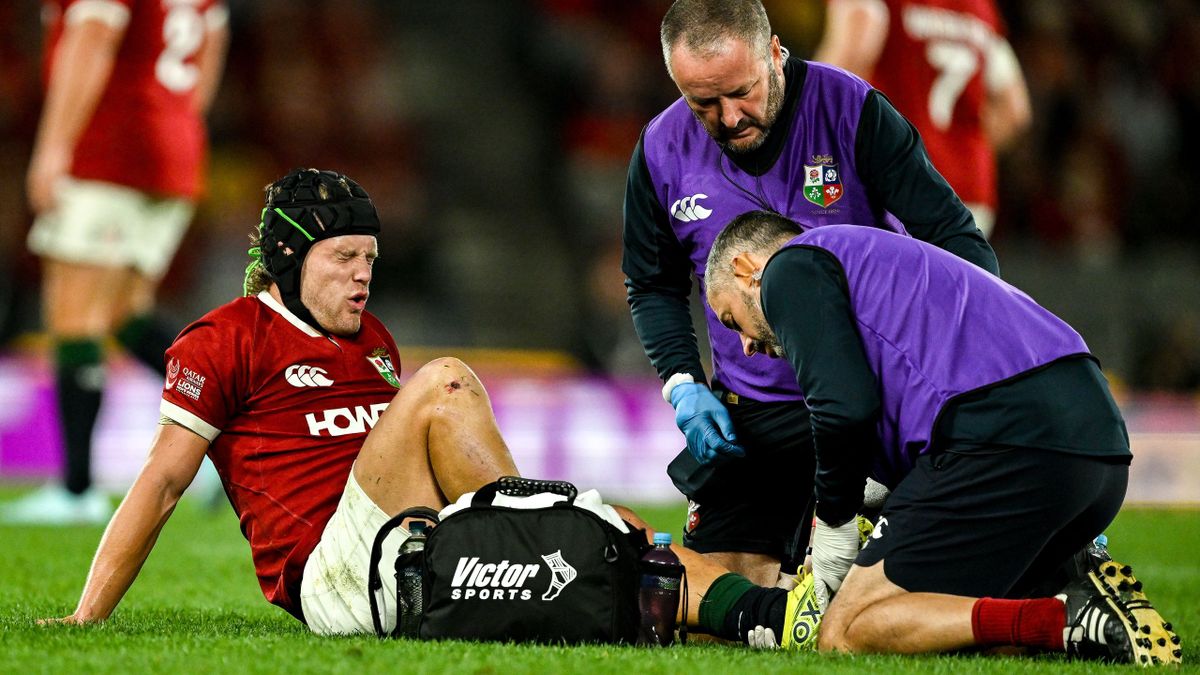 Darcy Graham in tears as British and Irish Lions debut ends in injury ...