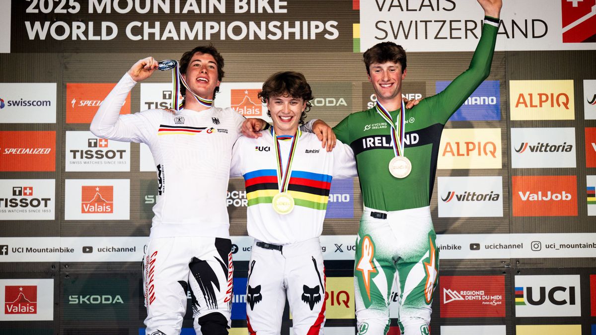 Jackson Goldstone and Valentina Holl secure downhill golds at 2025 UCI ...