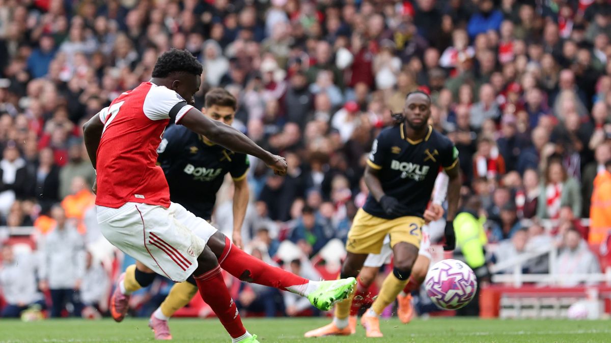 Arsenal's Bukayo Saka reveals Thierry Henry message before landmark West Ham United goal - 'He ...
