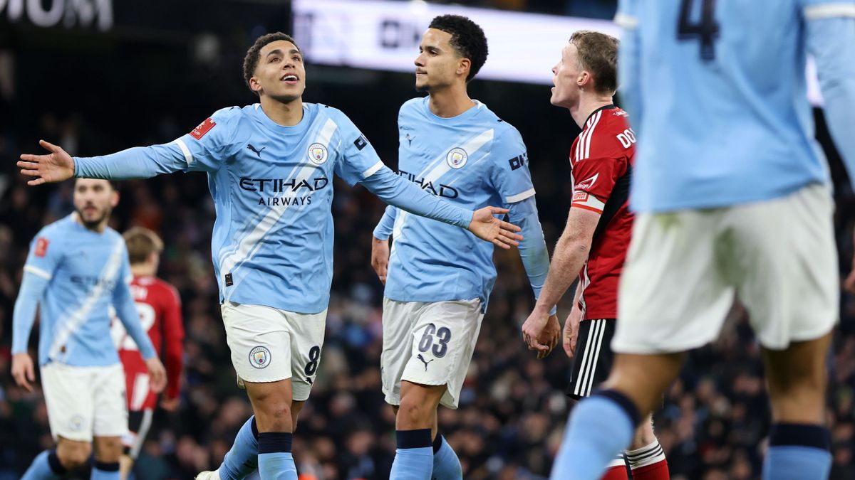 Manchester City 10-1 Exeter City: Pep Guardiola's side hit double ...