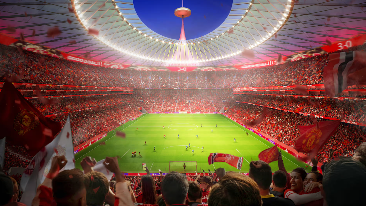 Biggest football stadiums in the world revealed as Man Utd announce ...
