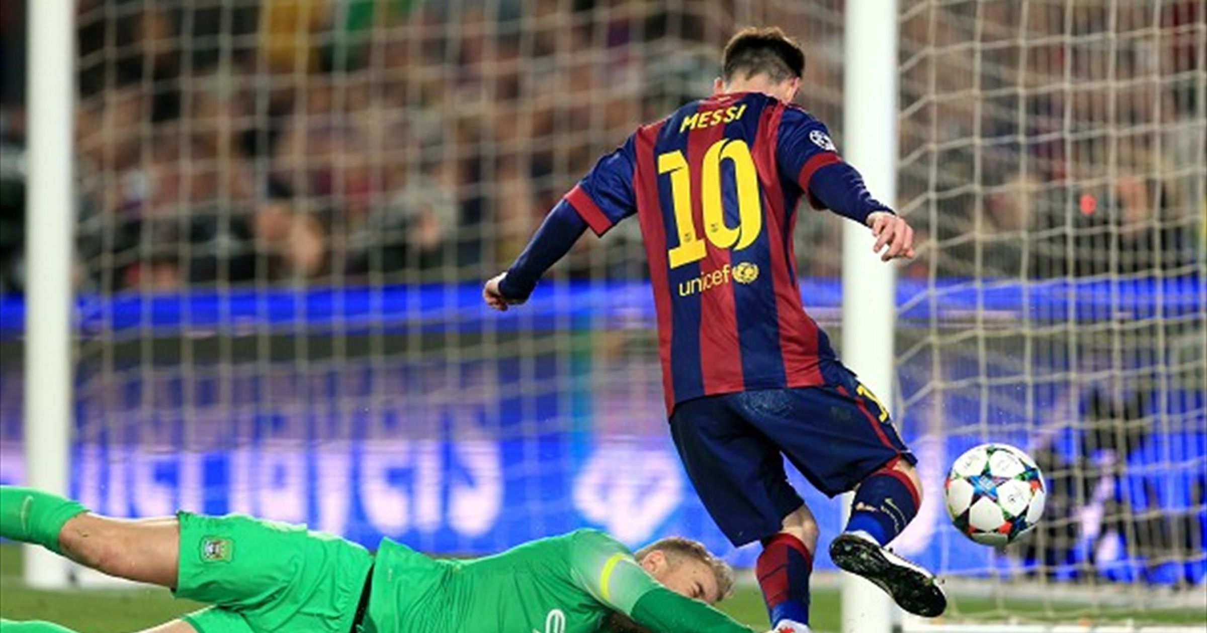 Lionel Messi hails 'phenomenal' Joe Hart - TNT Sports
