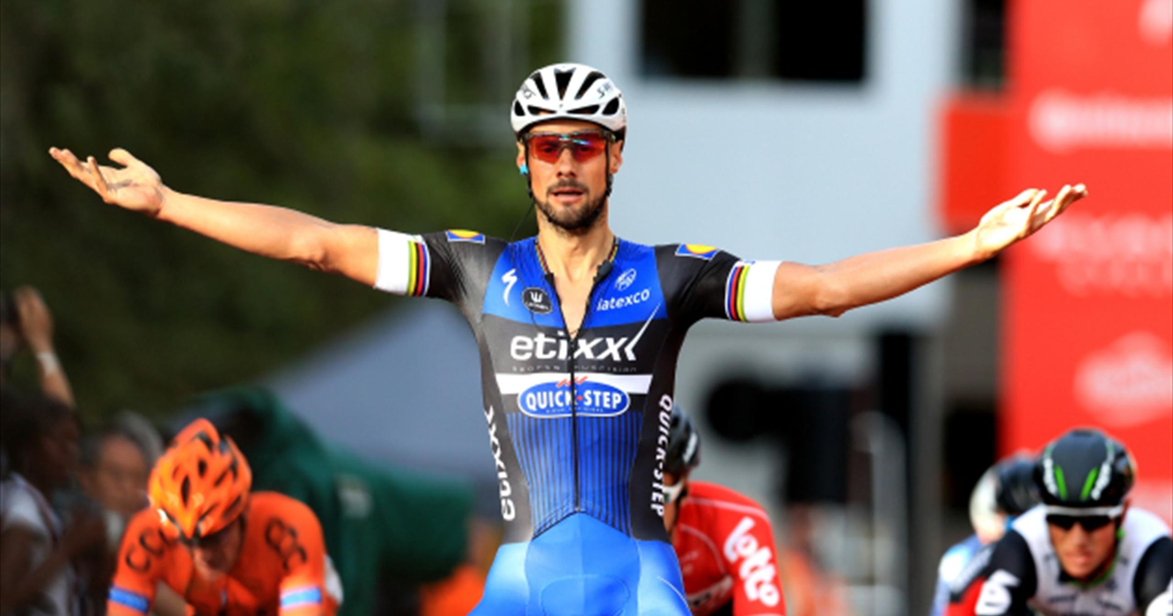 Tom Boonen rides to victory in London as Geraint Thomas is thwarted ...