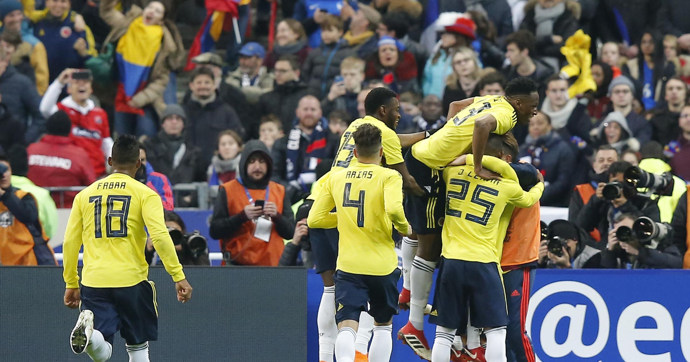 Late Juan Fernando Quintero goal sees Colombia stun France with ...