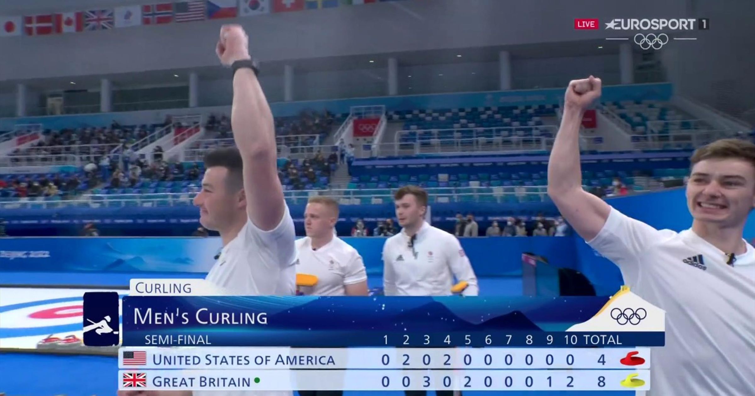 'Absolutely fantastic' - Team GB celebrate reaching curling final after ...