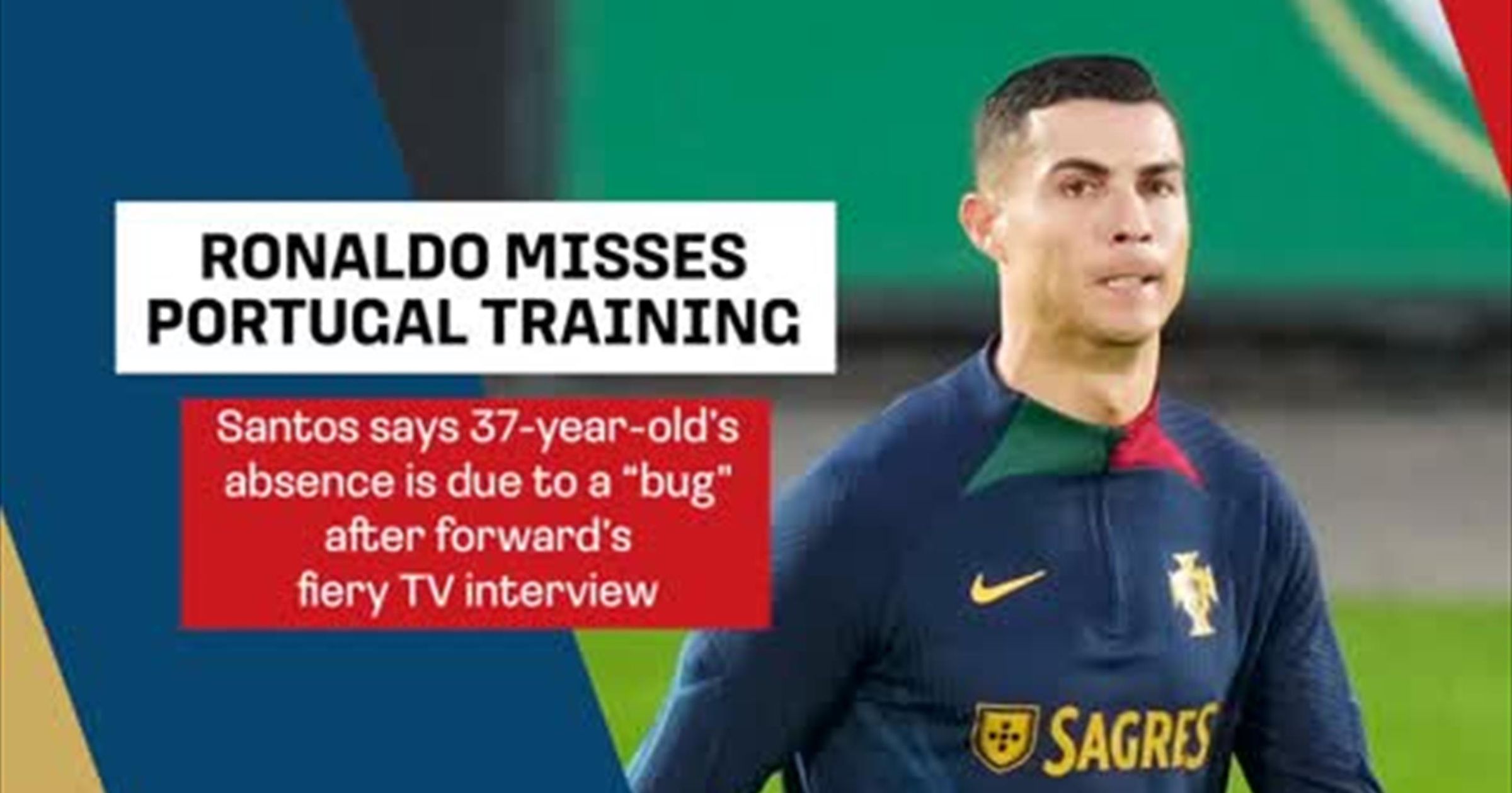 Ronaldo misses training with 'bug' following bombshell interview ...