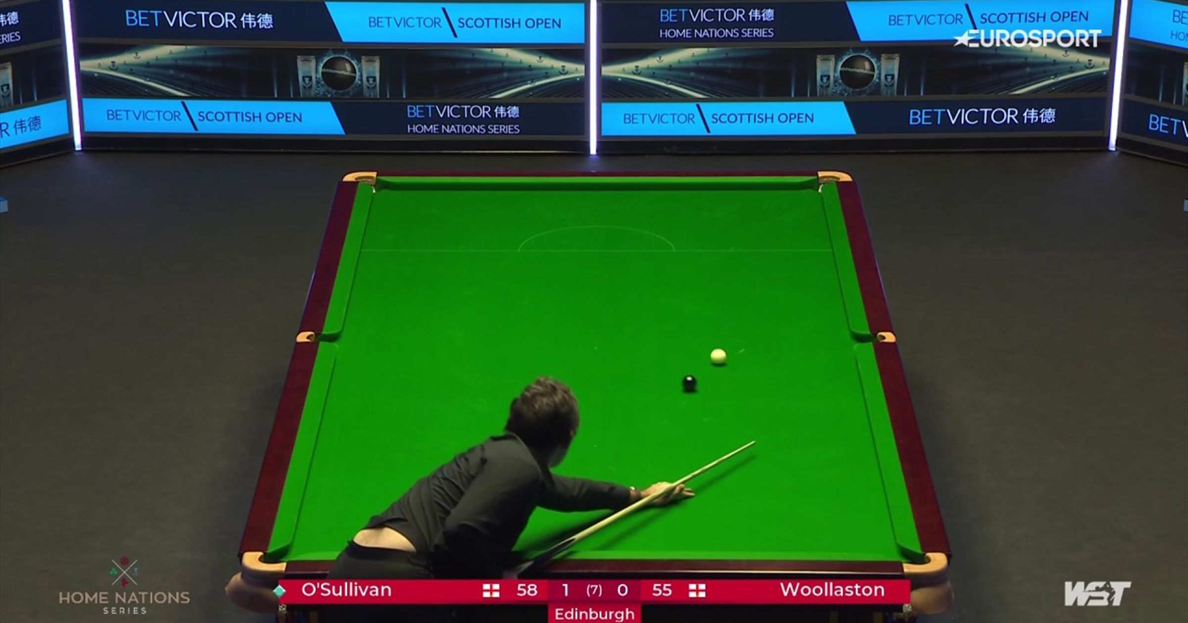 Ronnie O'Sullivan wins dramatic second frame on the final black against ...