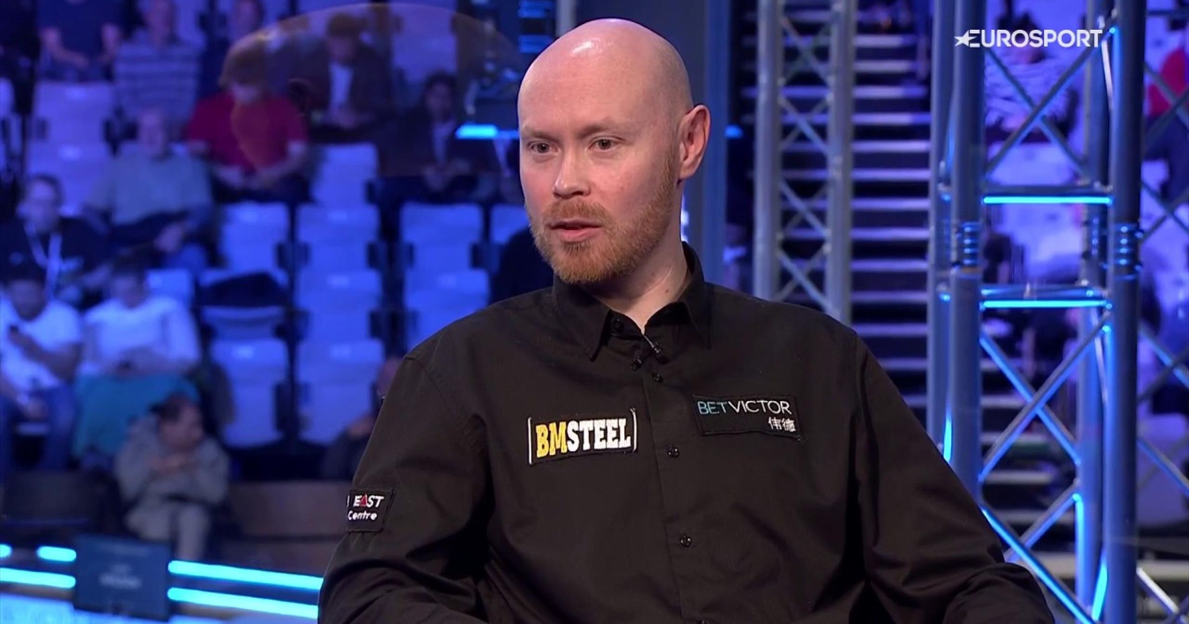 Gary Wilson reacts to beating Ronnie O’Sullivan on a decider at ...