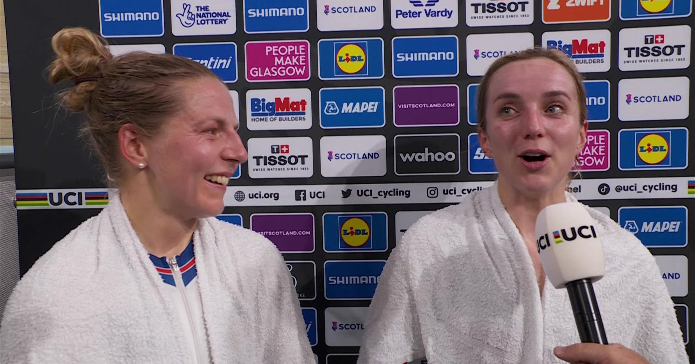 Neah Evans and Elinor Barker reflect on becoming world madison ...