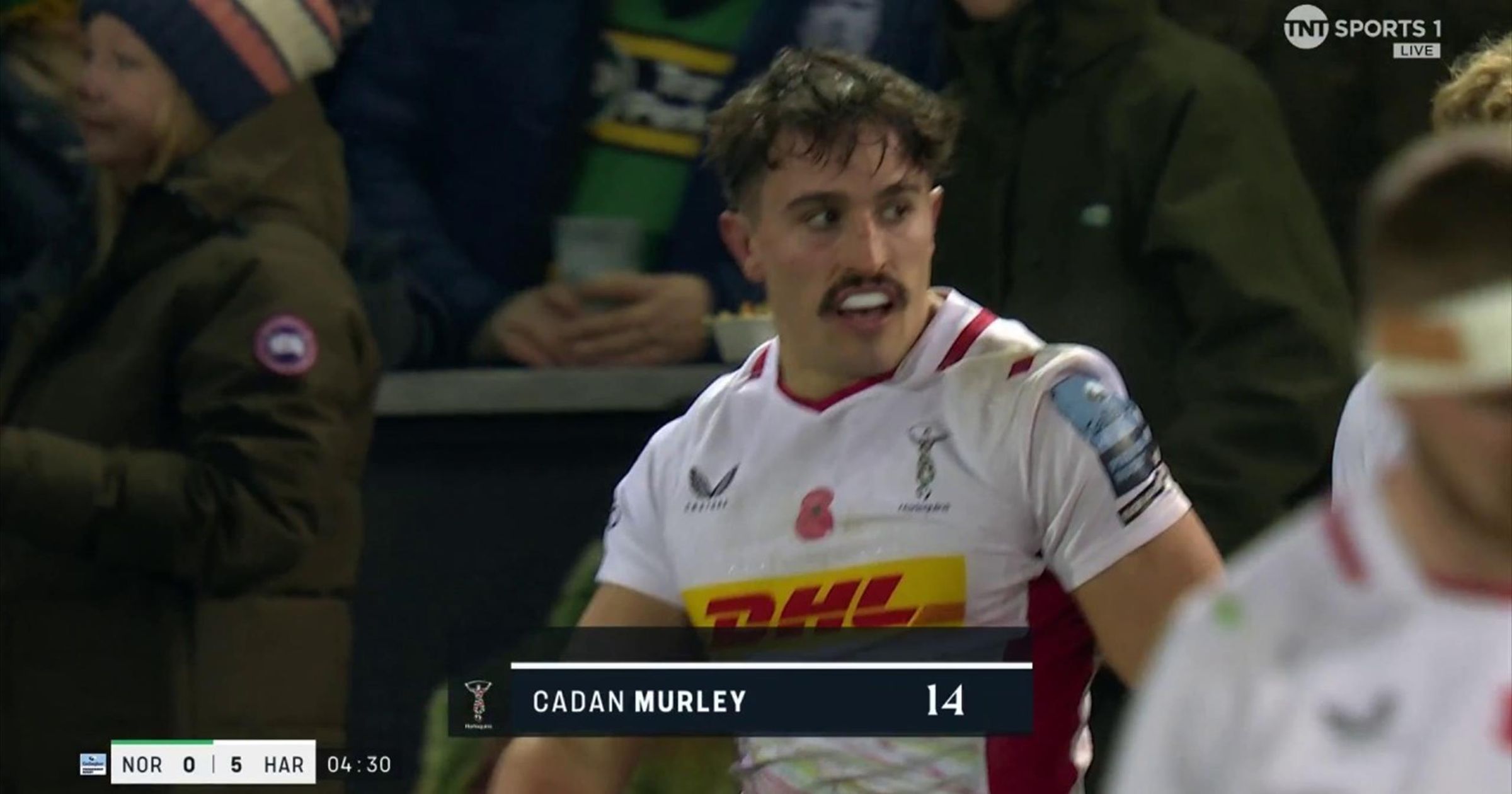‘Big start for Quins’ - Cadan Murley goes over to give Harlequins lead ...