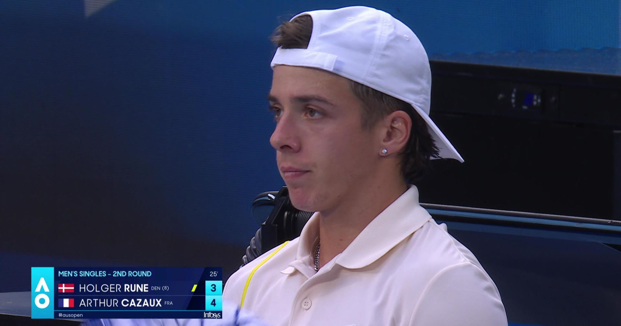 Australian Open: 'Nice moment' - Holger Rune sprints off court mid ...