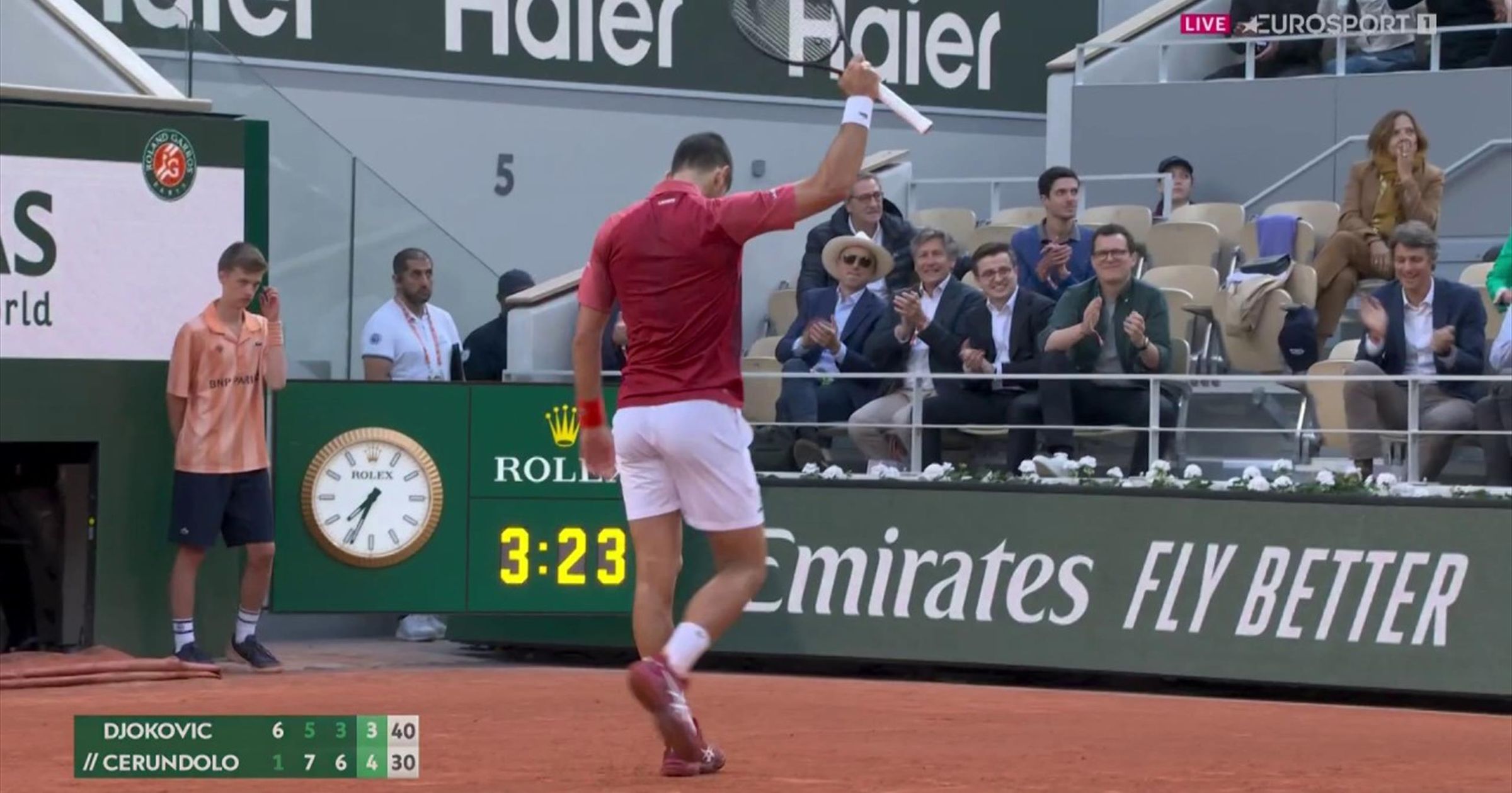 'Would you believe it' - Novak Djokovic breaks back with a roar in ...