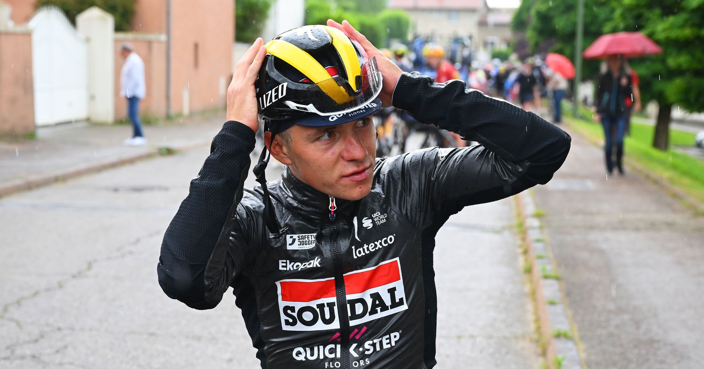 Remco Evenepoel says ‘helmet saved me’, Primoz Roglic to have shoulder ...