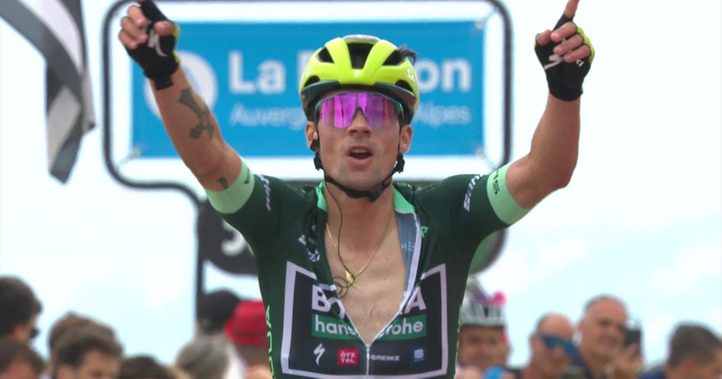 Primoz Roglic shrugs off injury concerns to triumph on Stage 6 of ...