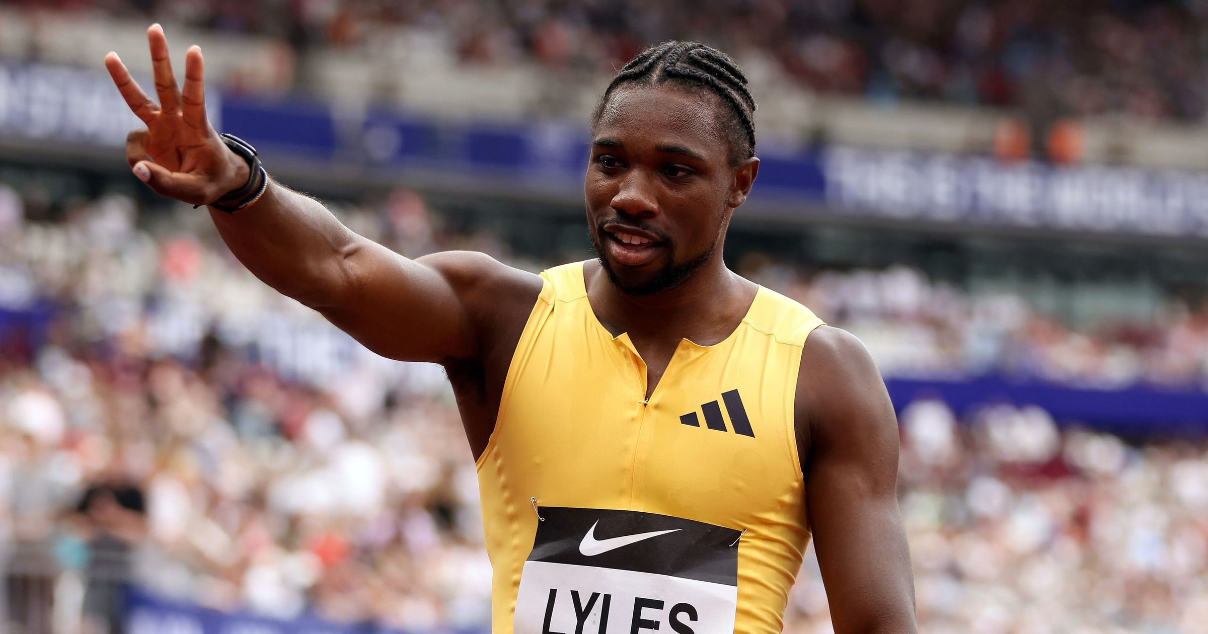 Noah Lyles sends Olympic Games message after PB in Diamond League ...