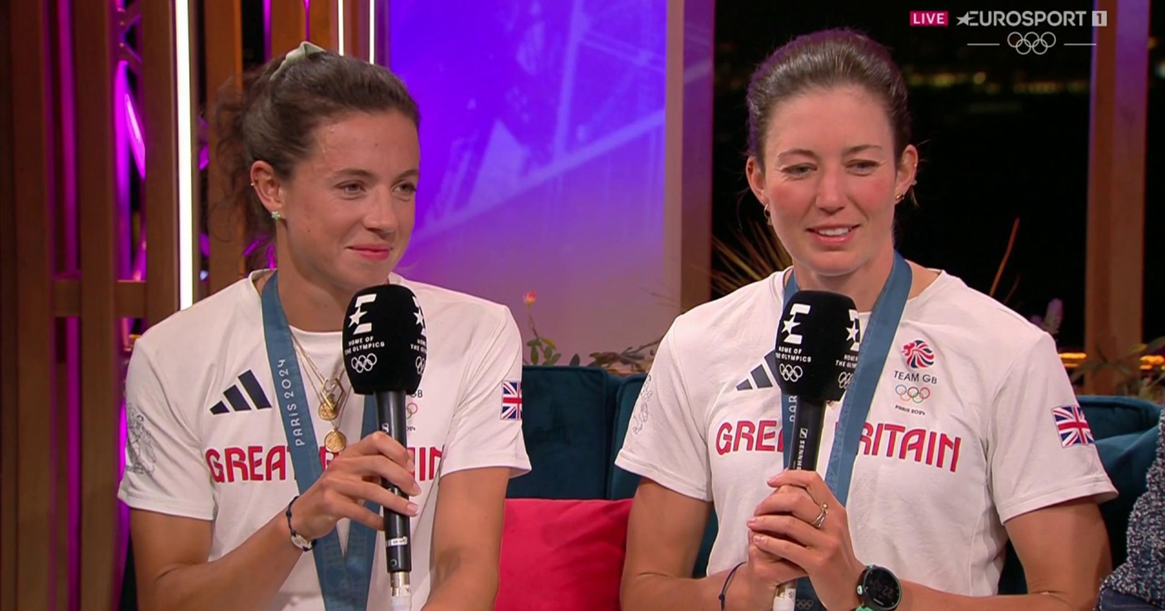 Paris 2024: Team GB's Imogen Grant and Emily Craig react to their ...