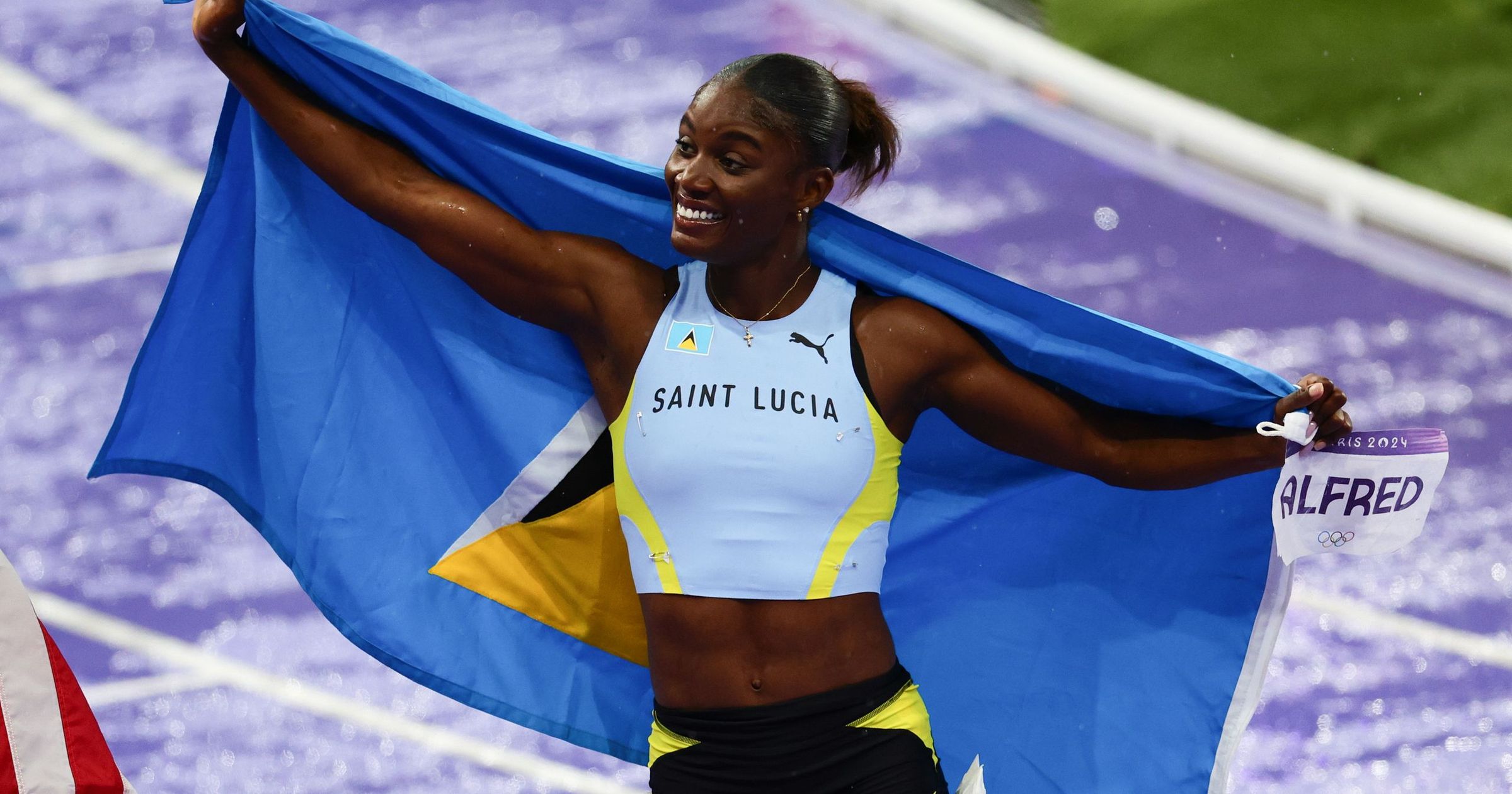 Paris 2024: Julien Alfred says winning St Lucia's first-ever Olympic ...