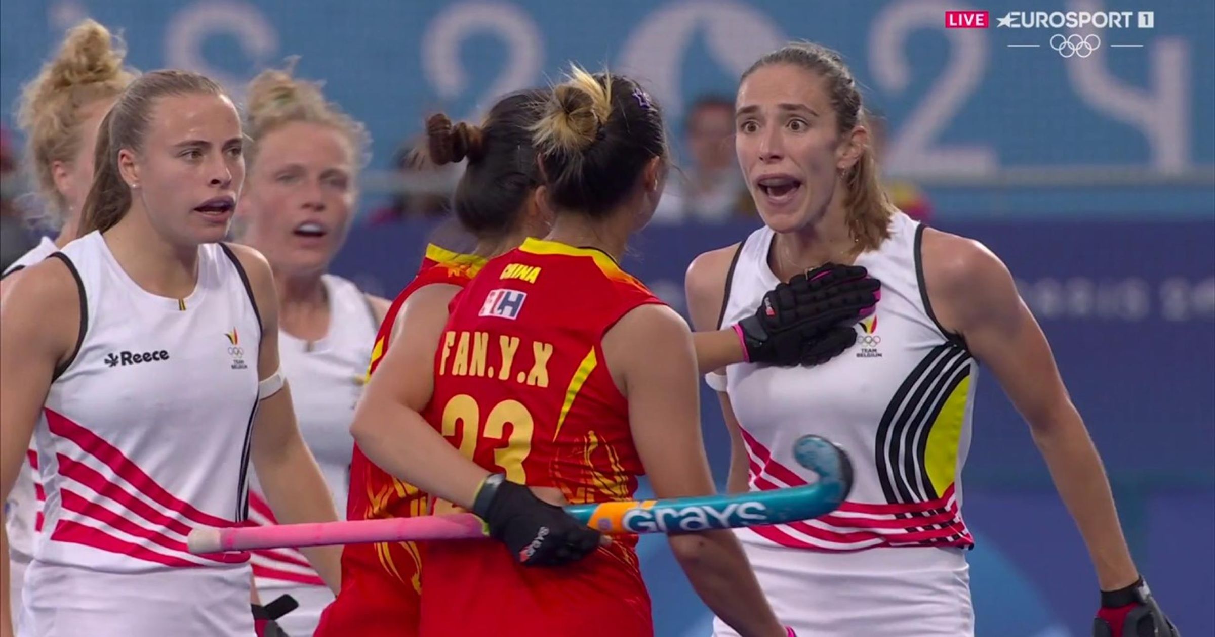 Paris Olympics: Huge melee breaks out after China's Fan Yunxia 'rifles ...