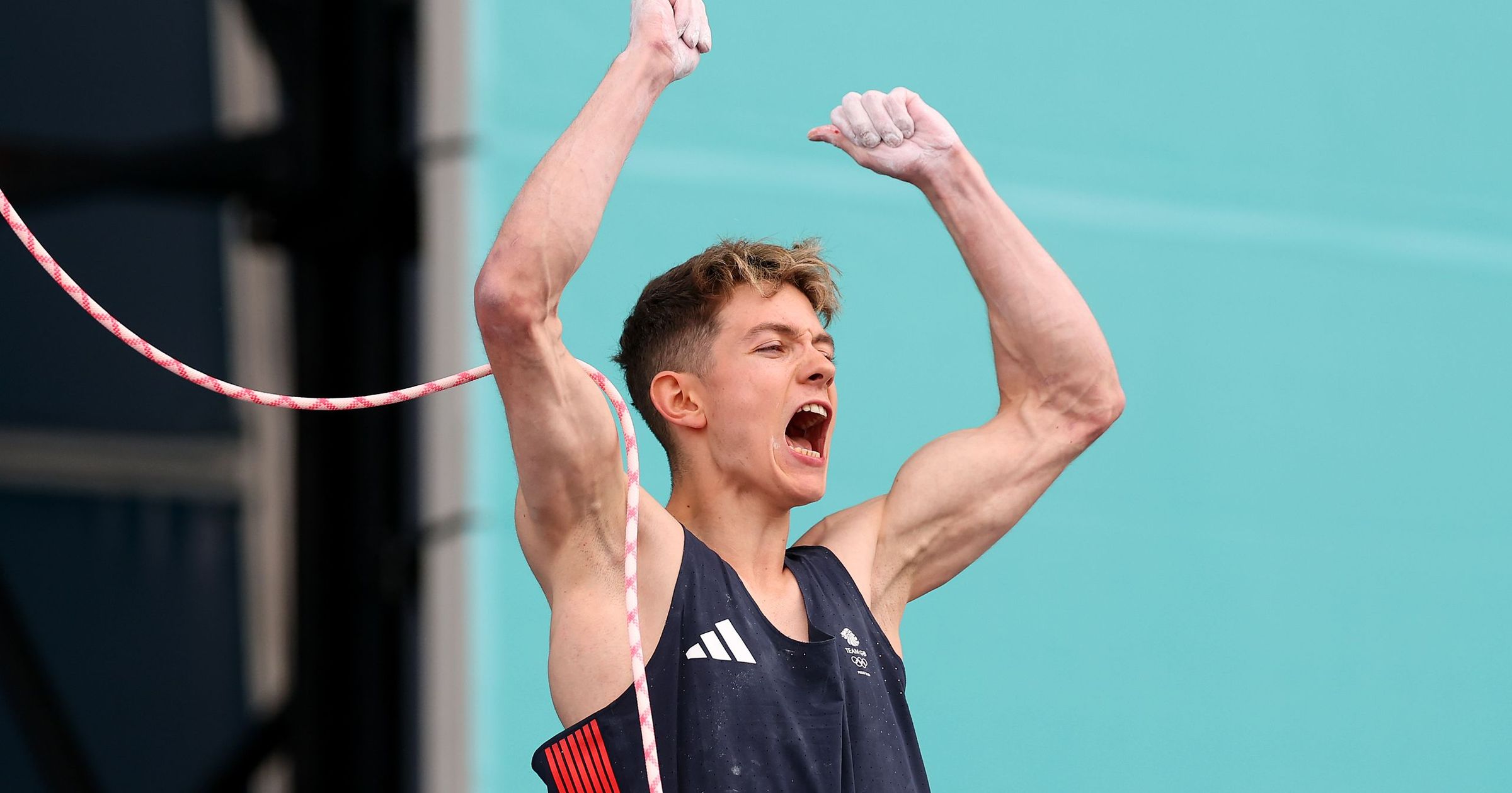 Toby Roberts clambers to Olympic gold in men’s boulder and lead sport ...