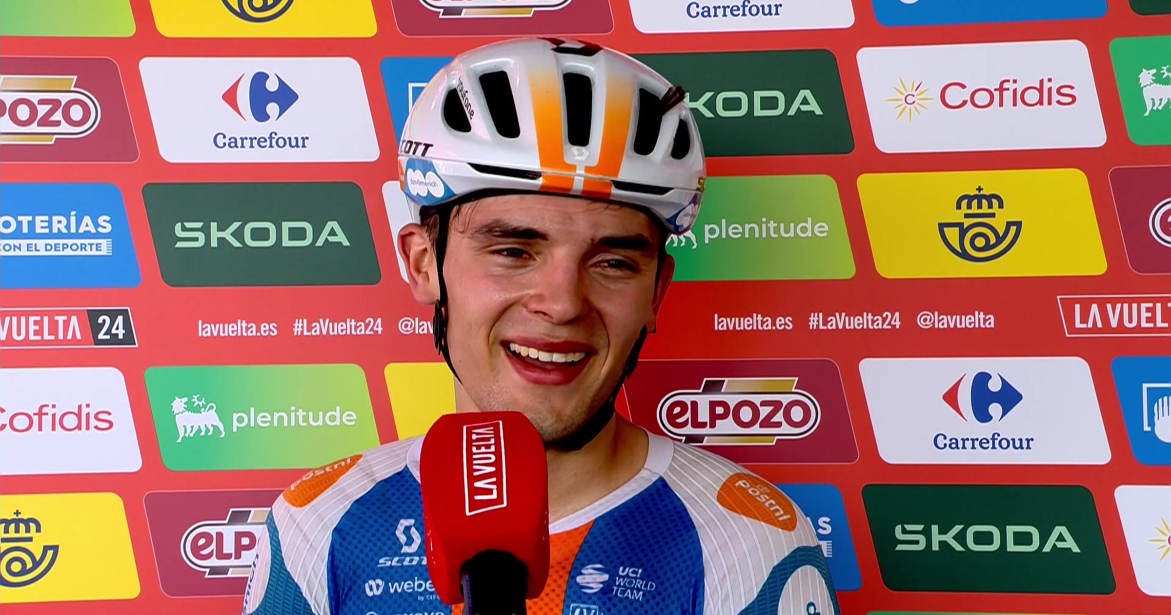 Vuelta a Espana: 'Just crazy' - Pavel Bittner after beating Wout van ...