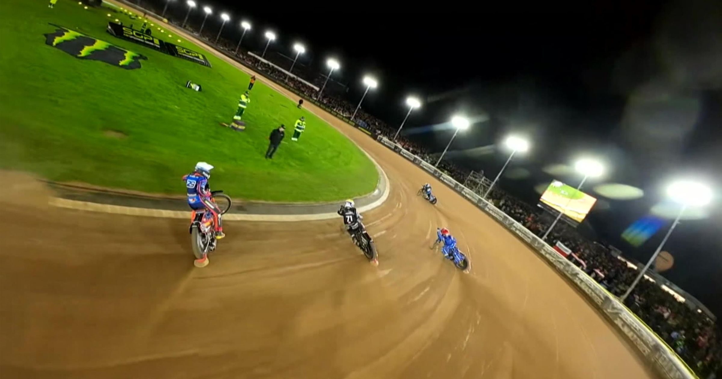 Drone footage as Robert Lambert wins his first Speedway Grand Prix in ...