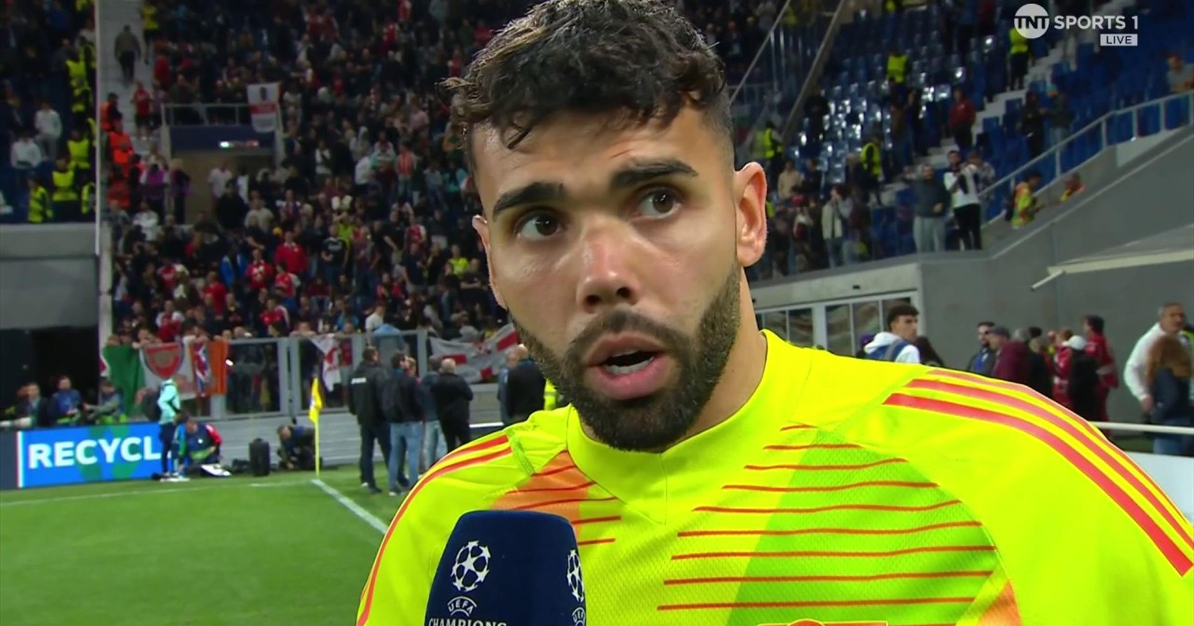 David Raya says sideline chat with Arsenal GK coach key to miracle ...