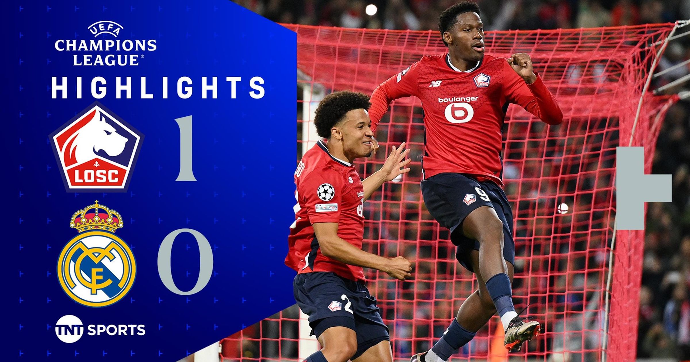 Lille 1-0 Real Madrid: UEFA Champions League highlights as Jonathan ...