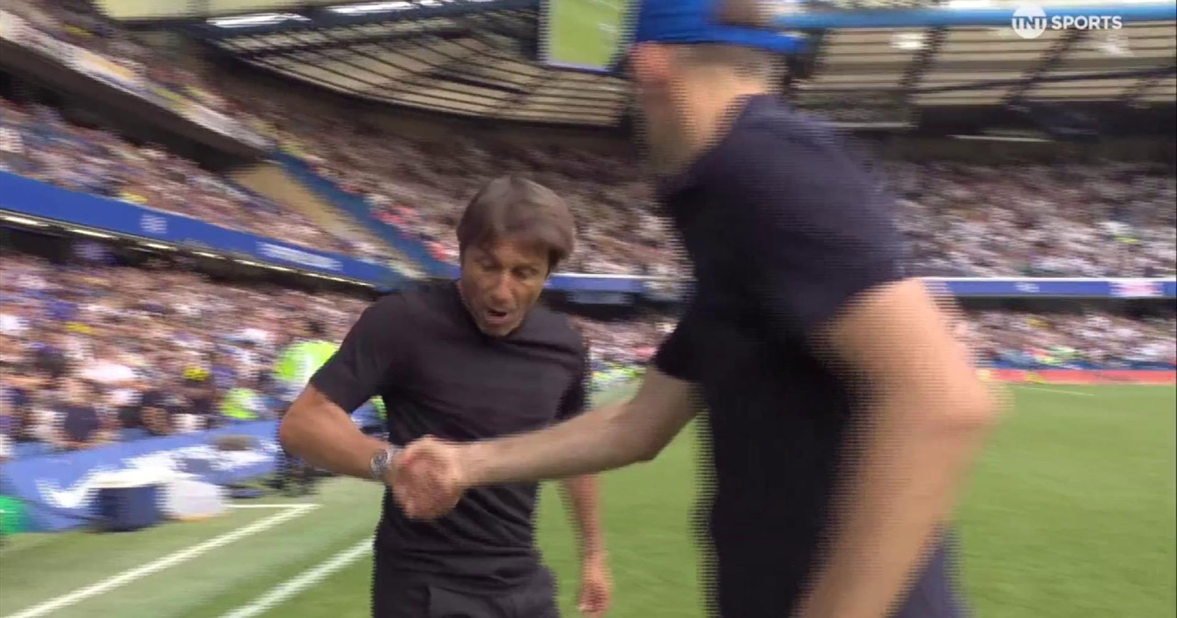 Watch the infamous 'angry' handshake between new England manager Thomas ...