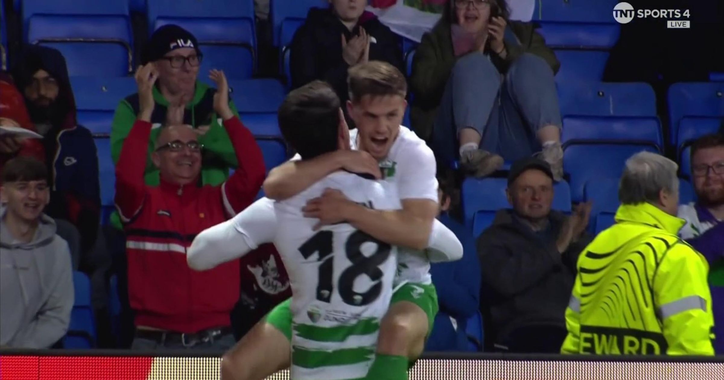 'A moment of history' – Rory Holden heads in TNS' first-ever European ...