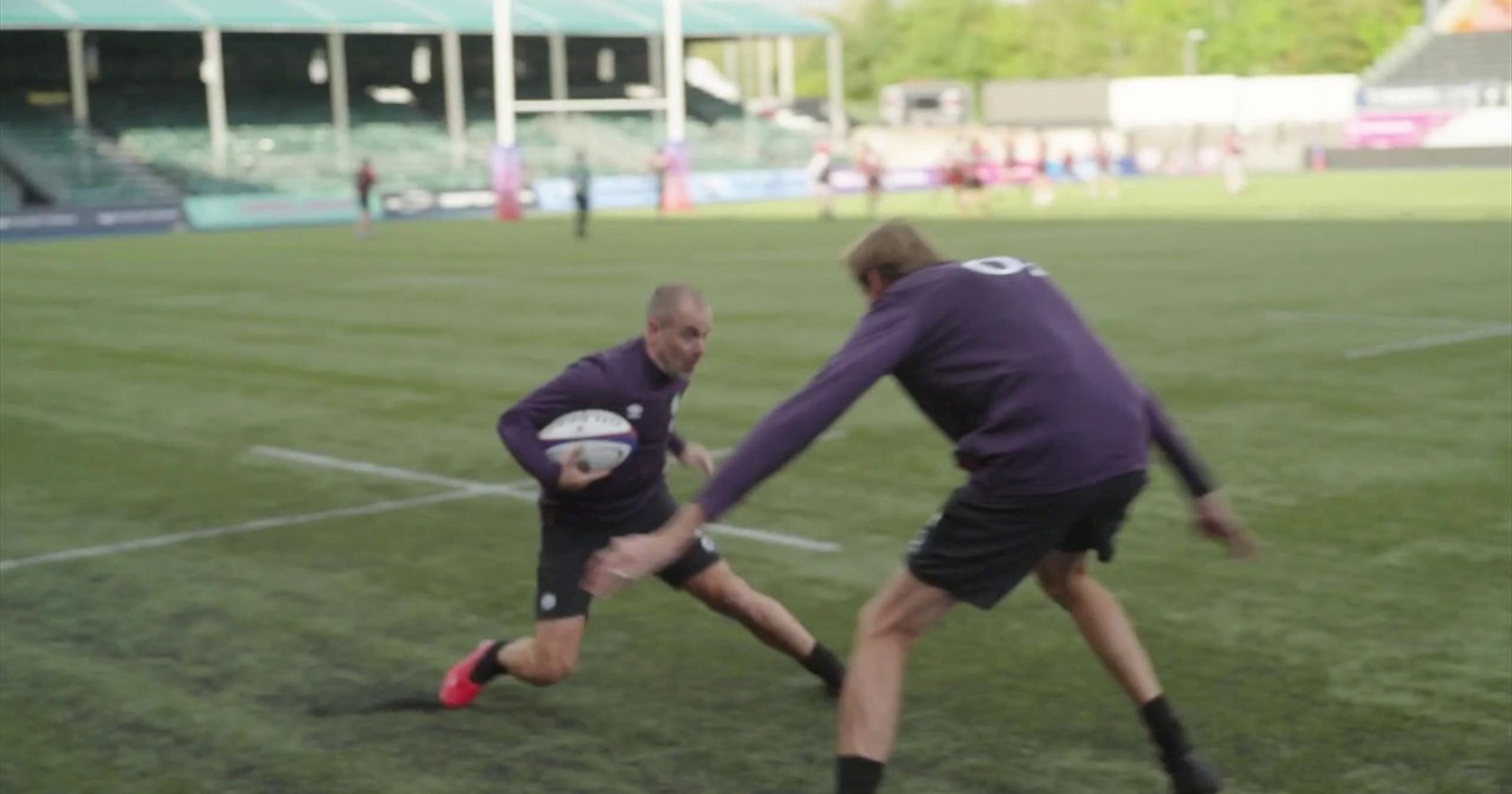‘He’s done him!’ – Watch as Crouchy and Cole’s tackling ability is put ...