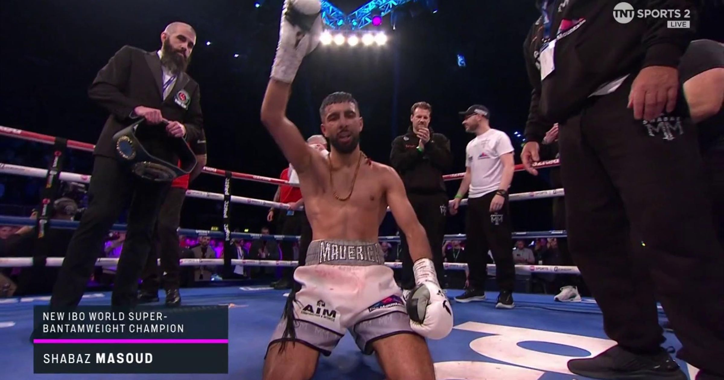 Shabaz Masoud jubilant after IBO super bantamweight title victory over ...