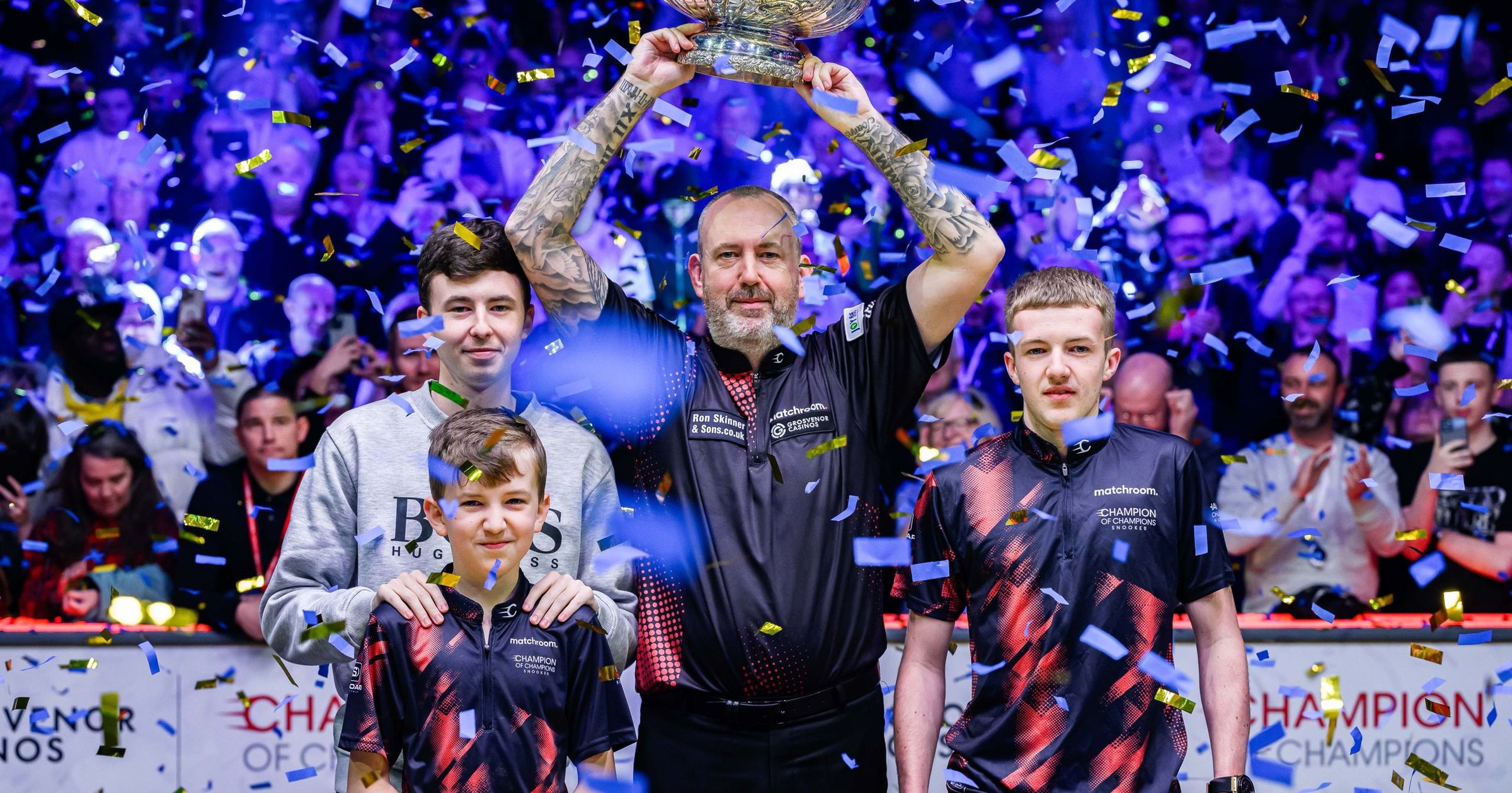 Champion of Champions snooker winner Mark Williams paid warm tribute by ...